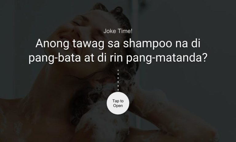 Anong tawag sa shampoo na di pang-bata at di rin pang-matanda? - Pulutan Club